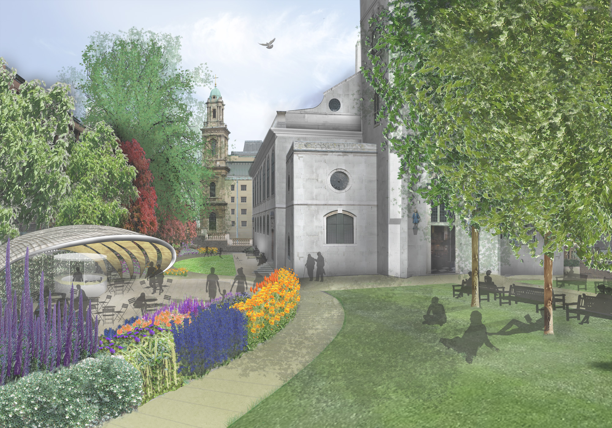 St Andrews Garden & Holborn Circus | bere:architects